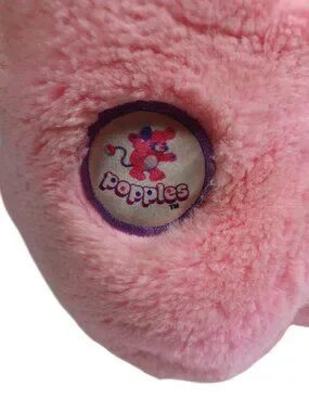 American Greetings | Toys | Vintage 985 Popples Party Popple Plush Pink ...